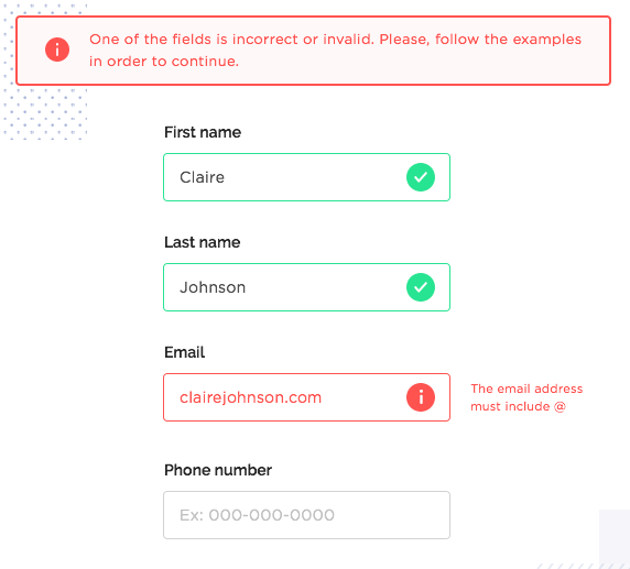 7 Tips and Tricks for Designing User-Friendly Web Forms | MindK